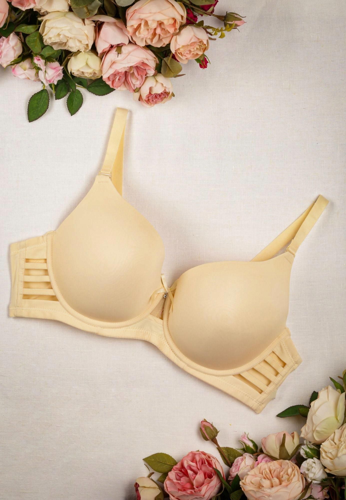 Renee Beżowy Biustonosz damski 80D Full Cup - Ceny i opinie - Ceneo.pl