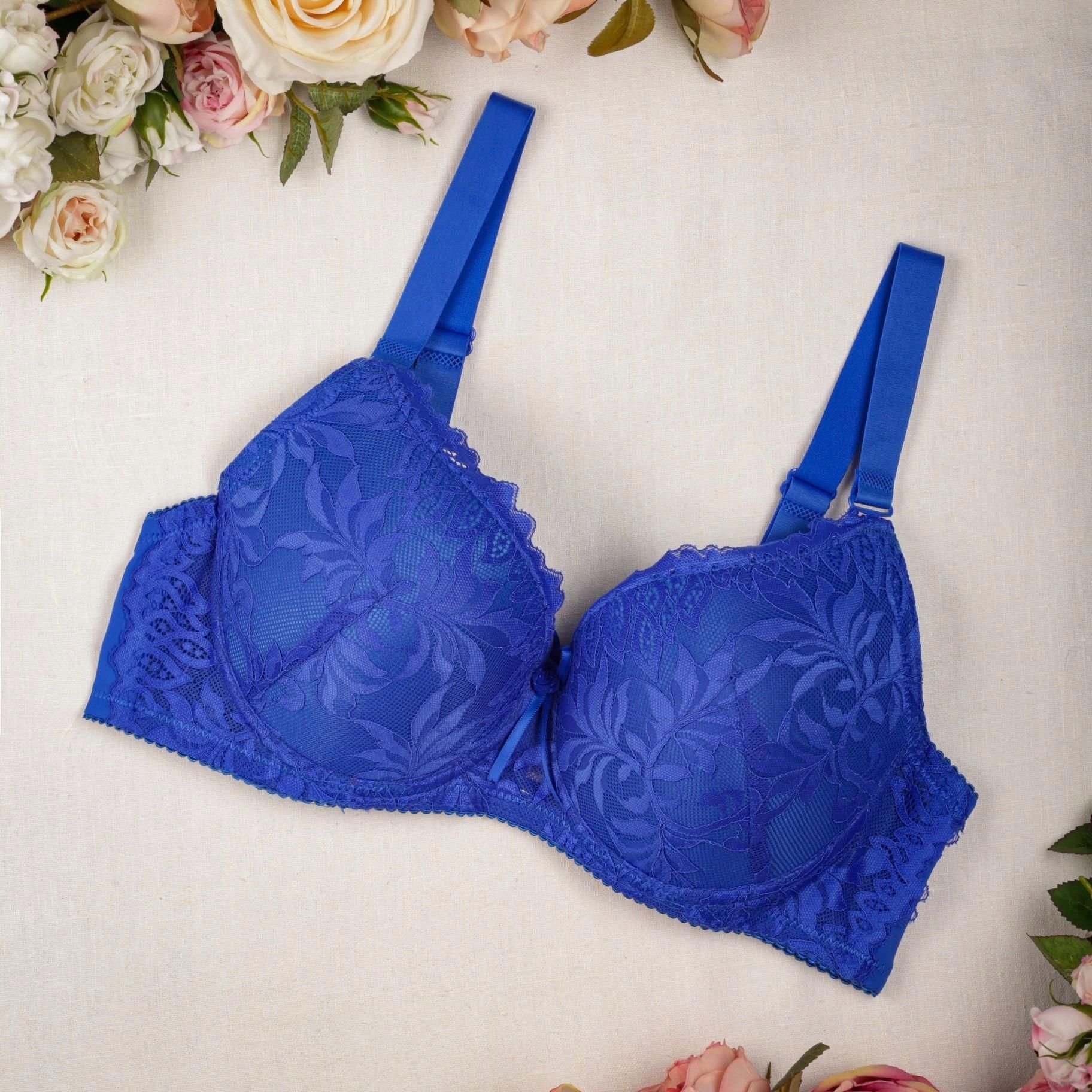 Renee Niebieski Biustonosz damski 80D Full Cup - Ceny i opinie - Ceneo.pl