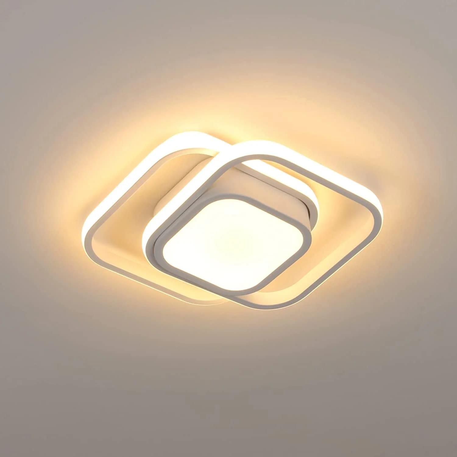 Lampa Led Plafon Ring Lampa Sufitowa Kwadrat 3000K - Opinie i ...