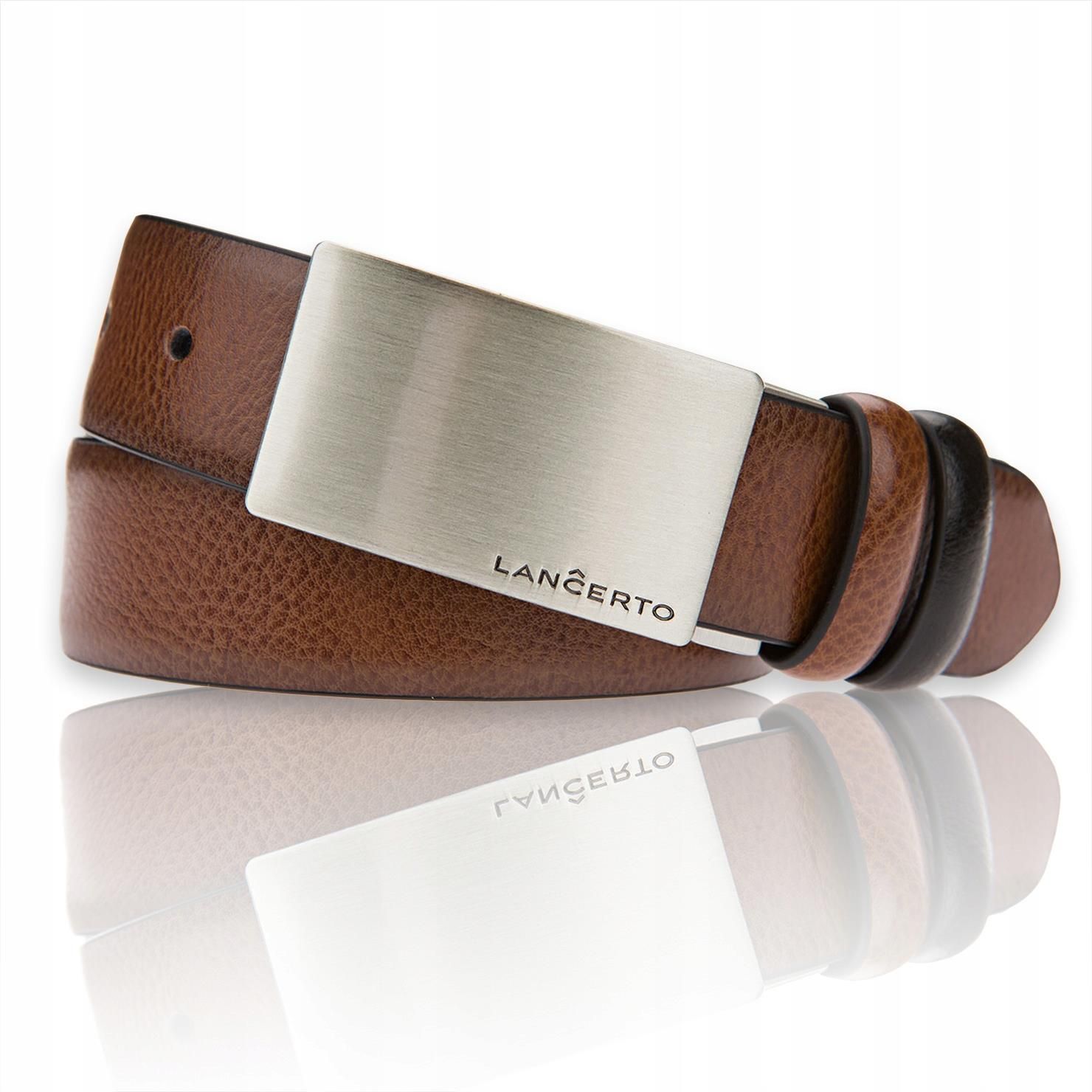 Pasek 4 w 1 Męski Skórzany Lancerto Peter 44/110 - Ceny i opinie - Ceneo.pl