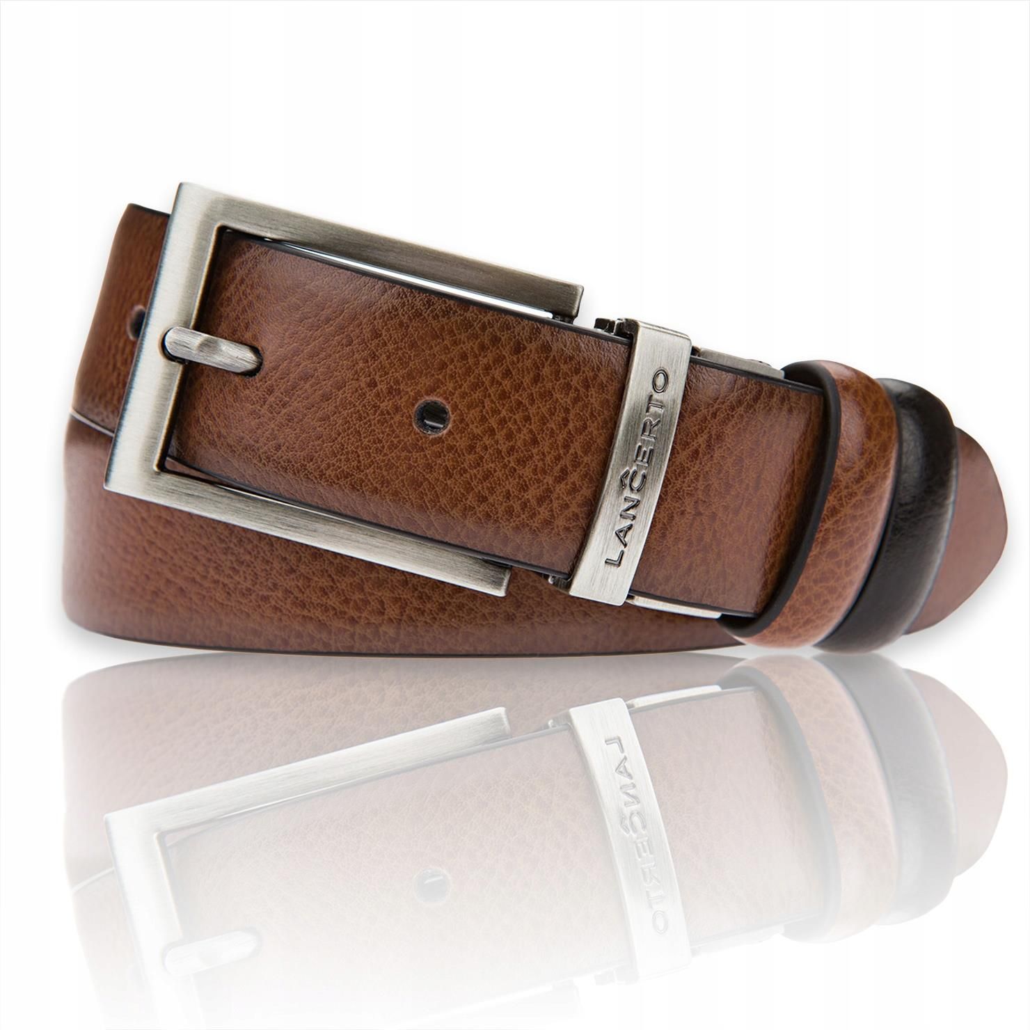 Pasek 4 w 1 Męski Skórzany Lancerto Peter 44/110 - Ceny i opinie - Ceneo.pl