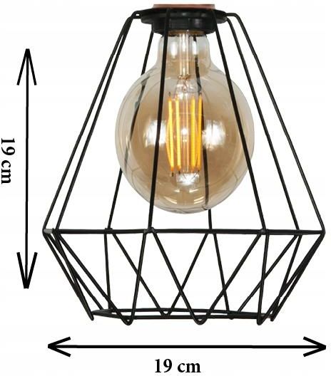 Lampa Wisząca Sufitowa Plafon Loft E27 Led 14-578 - Opinie i atrakcyjne ...