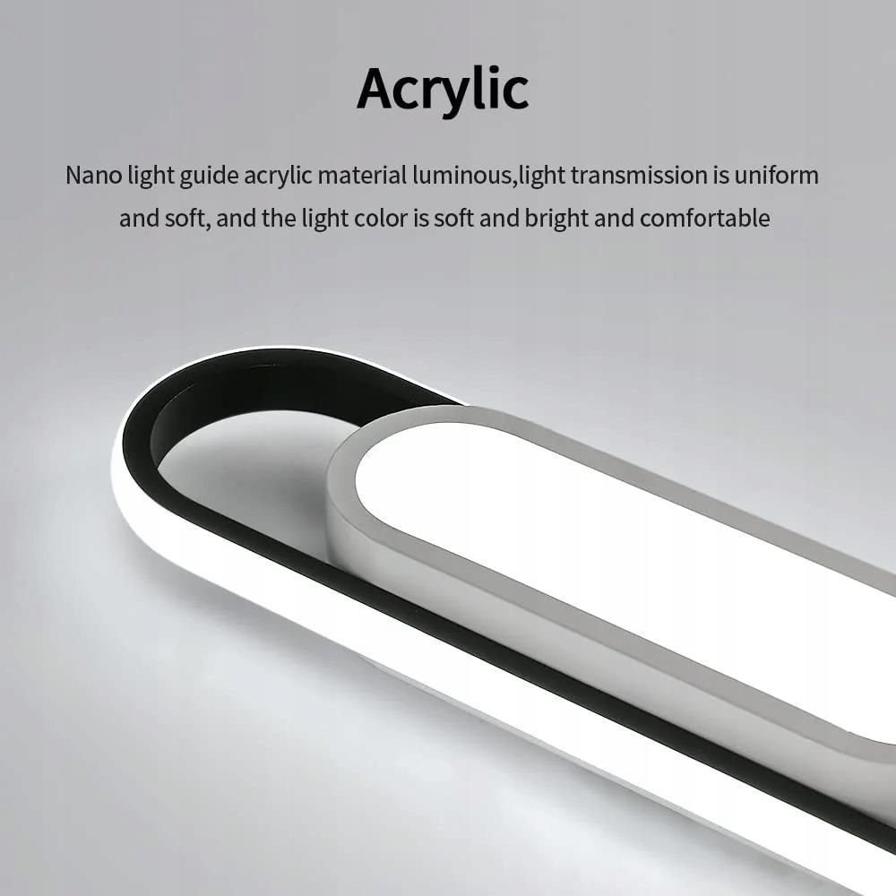 Lampa sufitowa Led, 24W prostokątne światło 1800LM - Opinie i ...