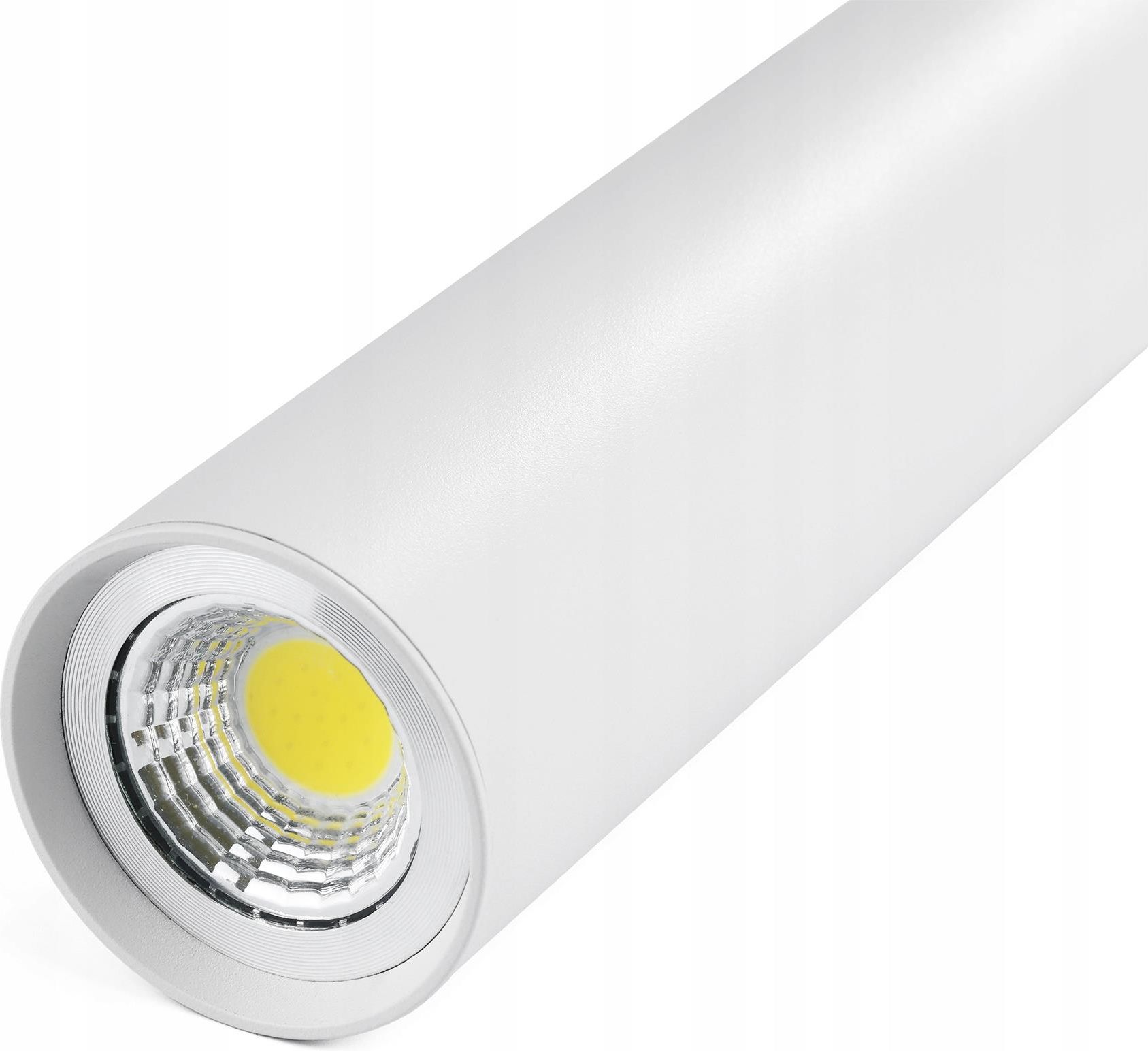 Lampa Wisząca Sufitowa Led Tuba Cylinder Rura Zwis Spot Slim Metal 8W ...