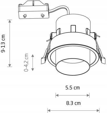 Nowodvorski Lampa Wsuwana 10799 Mono Slide Cooper Oczko Czarna ...