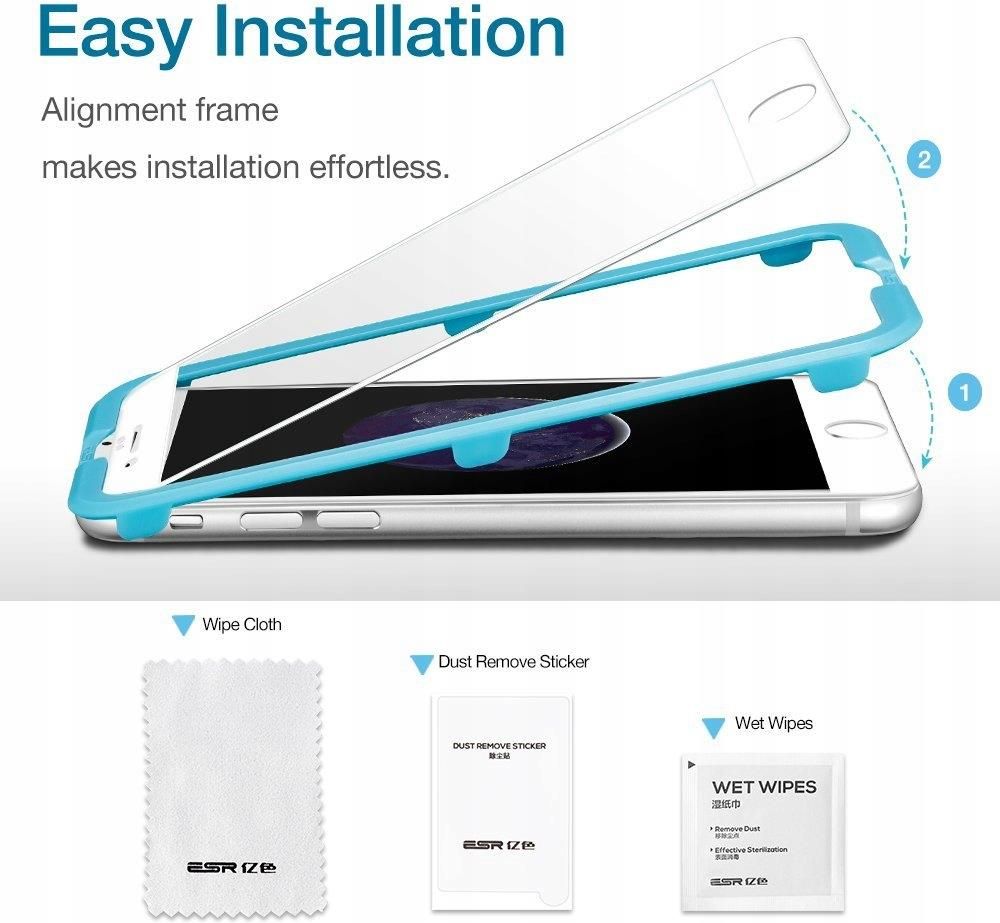Esr Szkło Iphone 6 6S Screen Protector 2 Pack - Opinie i ceny na Ceneo.pl