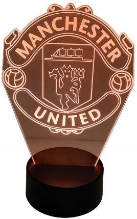 Lampka Nocna 3D Led Manchester United Multikolor - Opinie i atrakcyjne ...