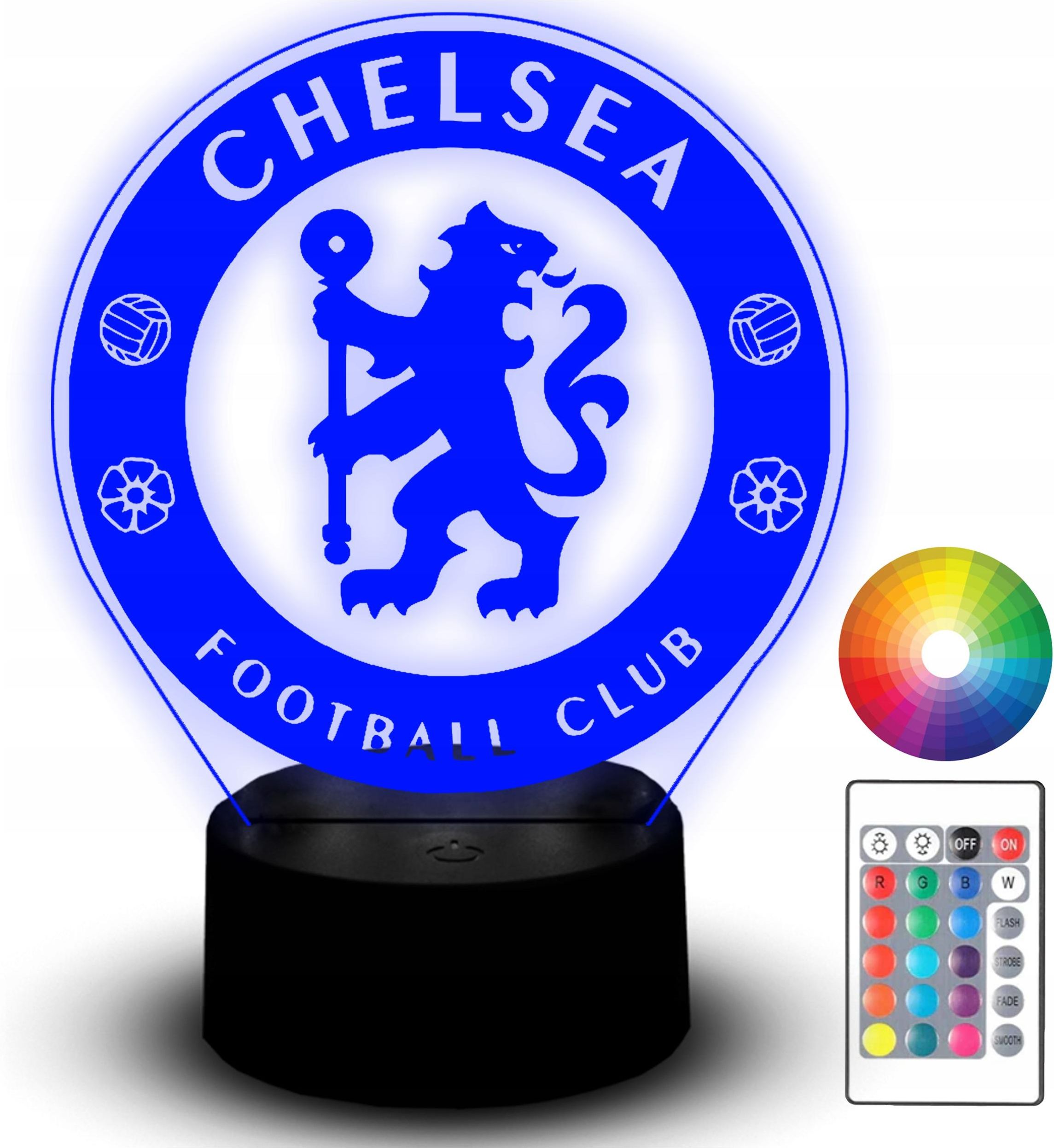 Lampka Nocna Led Piłka Nożna Chelsea 3D - Opinie i atrakcyjne ceny na ...