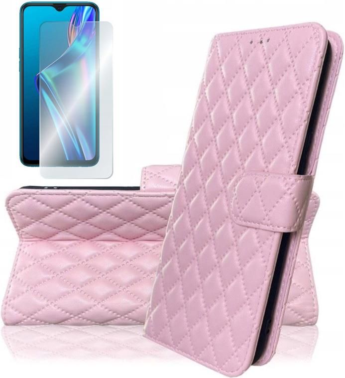 Etui do Oppo A12 2020 CPH2077 Pokrowiec Case Smart Soft różowe I Szkło ...