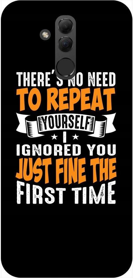 Etui na telefon Huawei Mate 20 Lite No need to rep - Etui na telefon ...