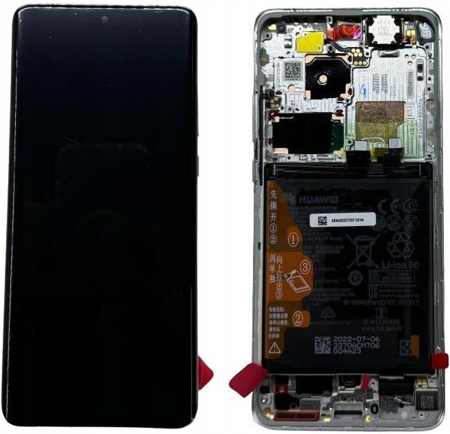 Podzespoły do telefonu HUAWEI Lcd Wyświetlacz Ekran Dotyk P50 Pro Ramka ...