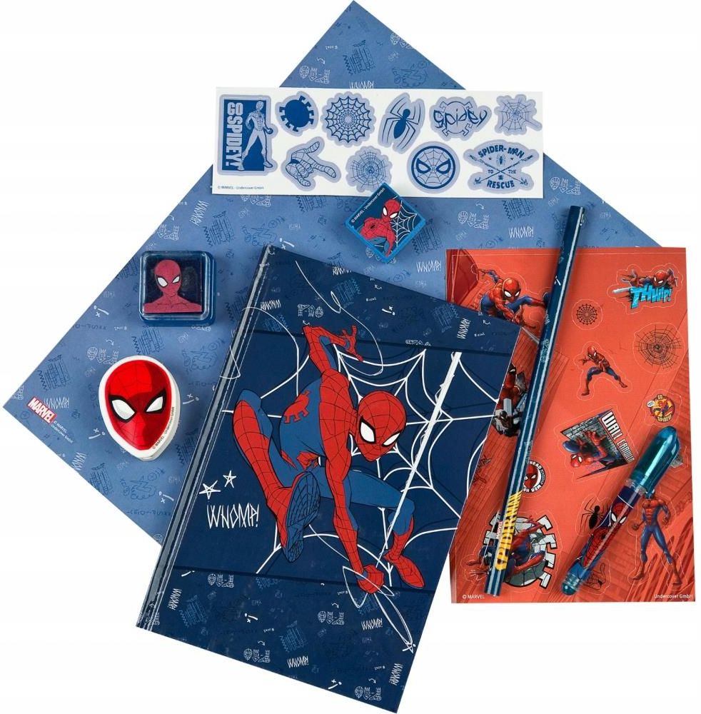 Undercover Akcesoria Do Malowania Notes Spider Man Zestaw - Ceny i ...