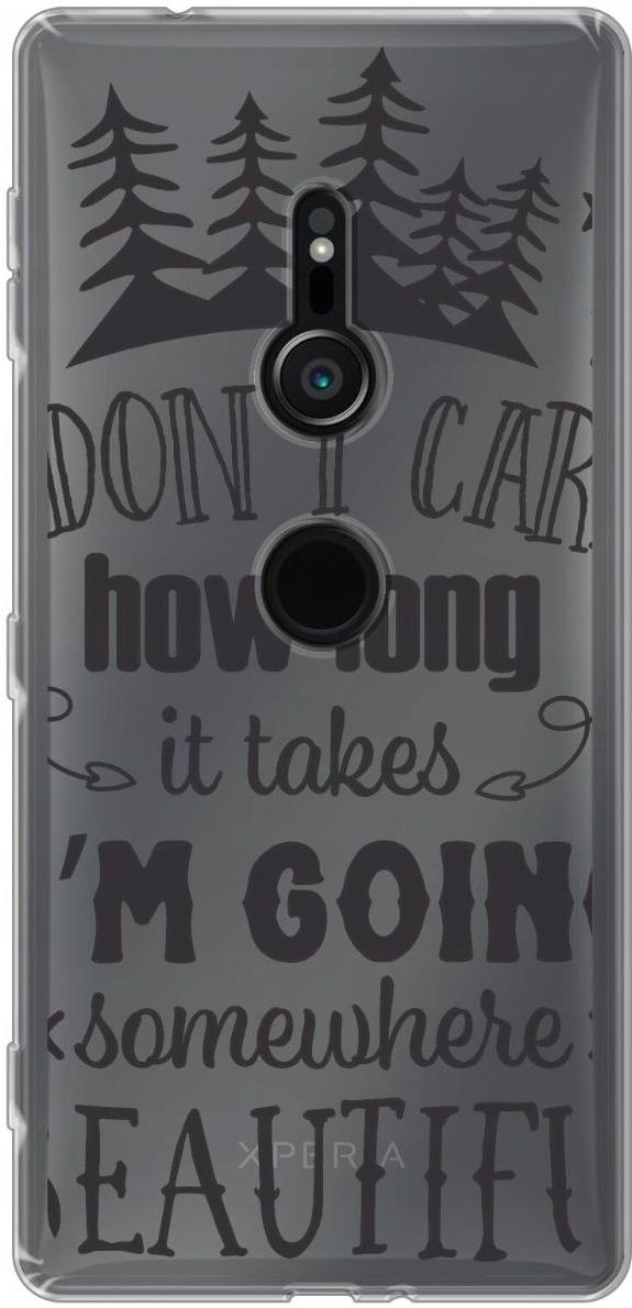 Soft case Sony Xperia XZ2 I Am Going Somewhere Bea - Etui na telefon ...