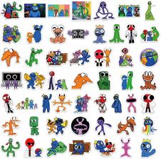 Naklejki Rainbow Friends Roblox Wodoodporne 50Szt - Ceny i opinie ...