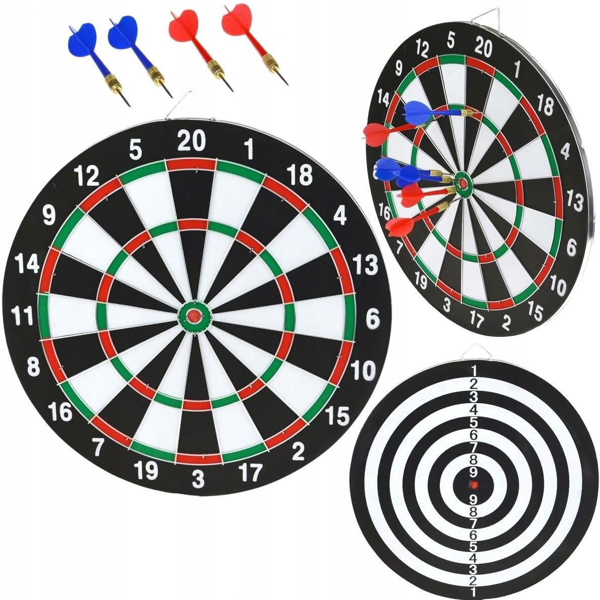 Tarcza Dart Gra Lotki 6szt. Rzutki Darts 2W1 - Ceny i opinie - Ceneo.pl