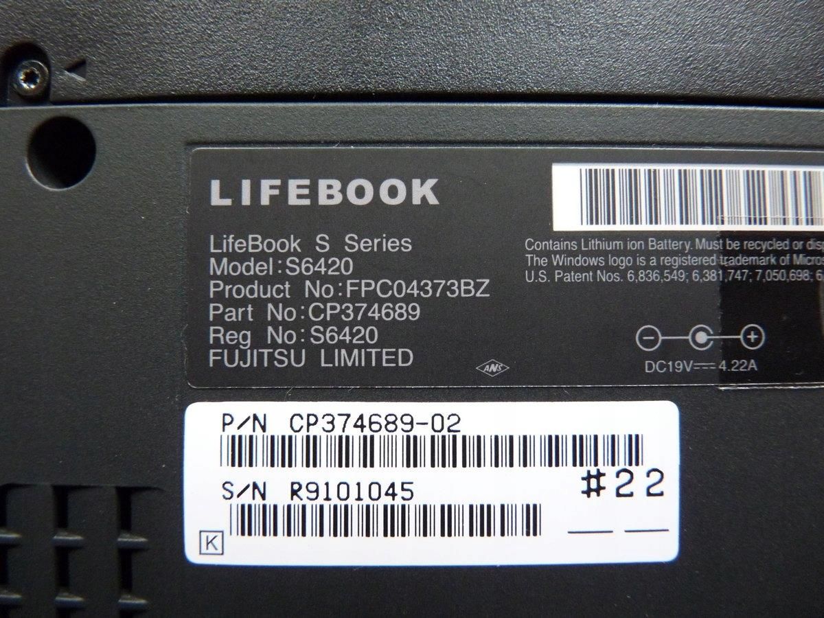 Podzespoły do laptopa Fujitsu-Siemens Fujitsu Lifebook S6420 Płyta ...