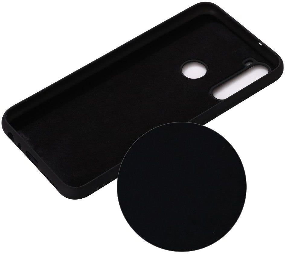 Etui XIAOMI REDMI NOTE 8T Silicone case elastyczne silikonowe czarne ...