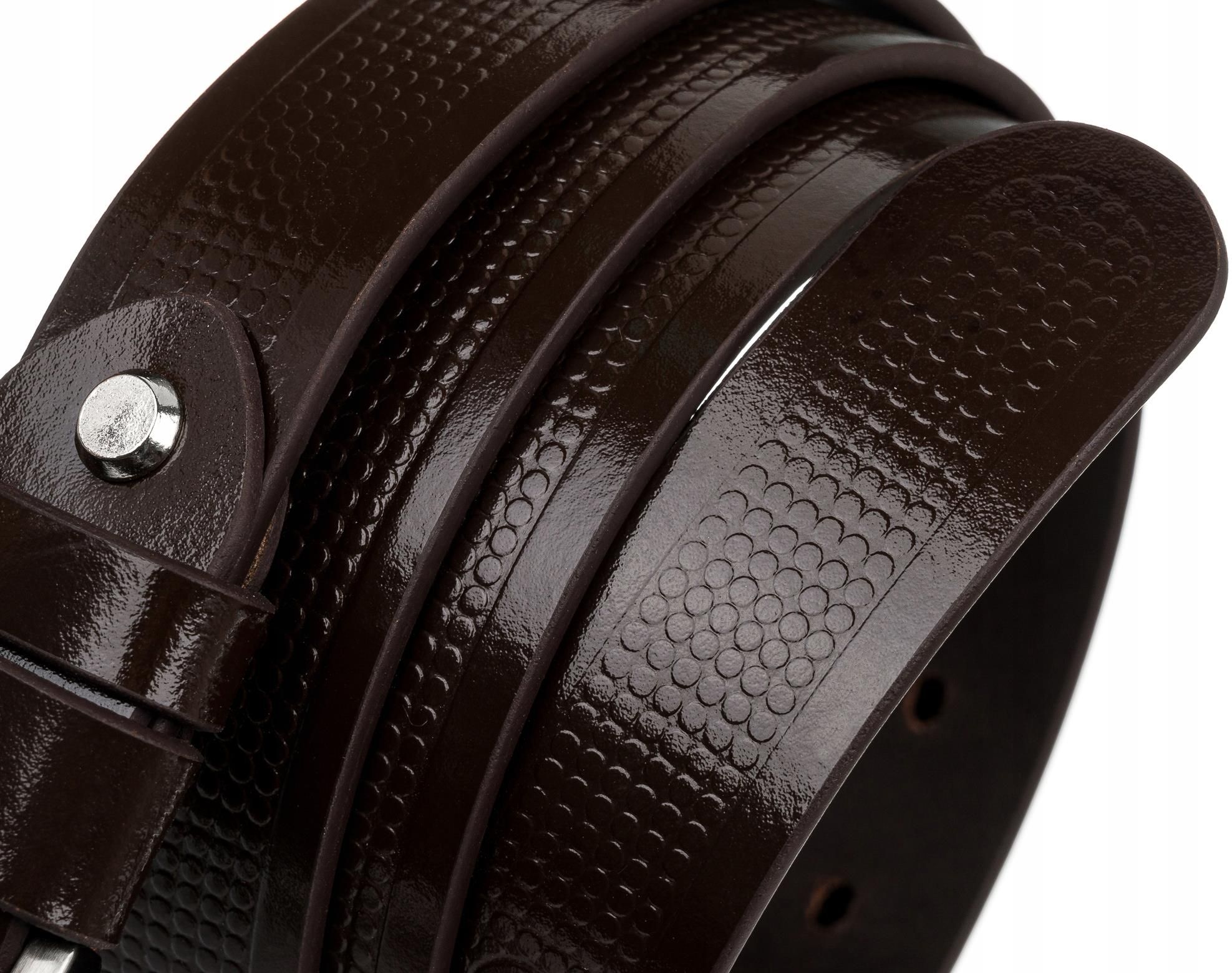 Pasek skórzany polski Rovicky prawdziwa skóra brąz - Ceny i opinie ...