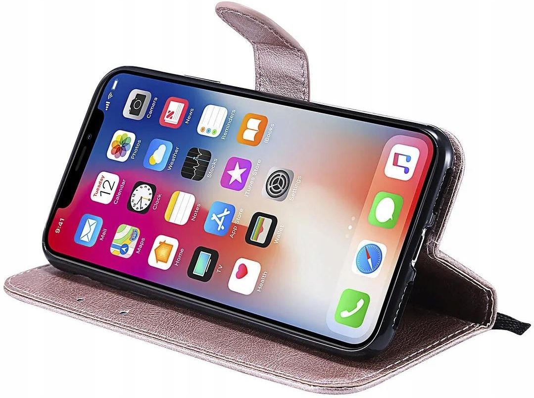 Skórzany Etui Pokrowiec dla Apple iPhone X Xs - Etui na telefon, ceny i ...