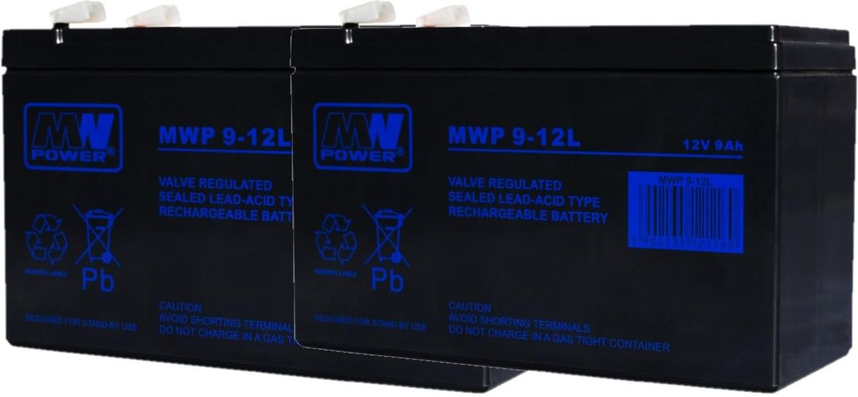Bateria do zasilacza Mw Power Rbc23 Zestaw Akumulatorów Do Ups Apc 2X ...