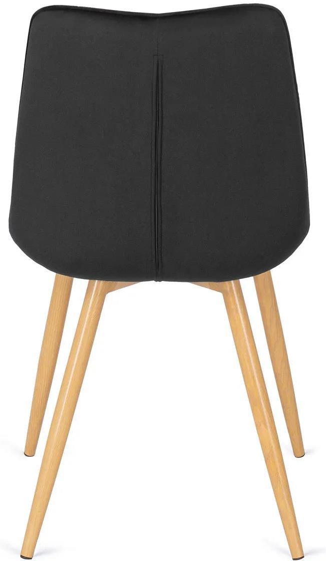 Elior Czarne Welurowe Krzesło Na Stalowych Nogach Abro 35195 - Opinie i ...