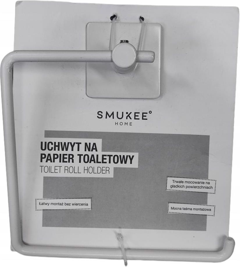 Smukee Uchwyt Na Papier Toaletowy Do Łazienki Biały Minimalistyczny ...