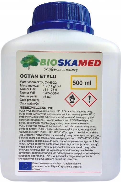 Drobne akcesoria medyczne Bioskamed Octan Etylu 500 Ml - Ceny i opinie ...