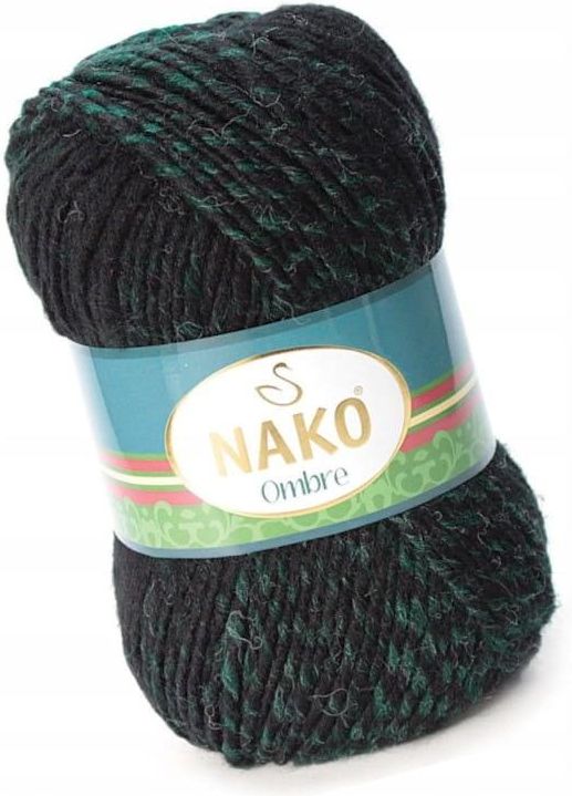 Nako Ombre 20302 Czarno Zielony 1637804814 - Ceny i opinie - Ceneo.pl