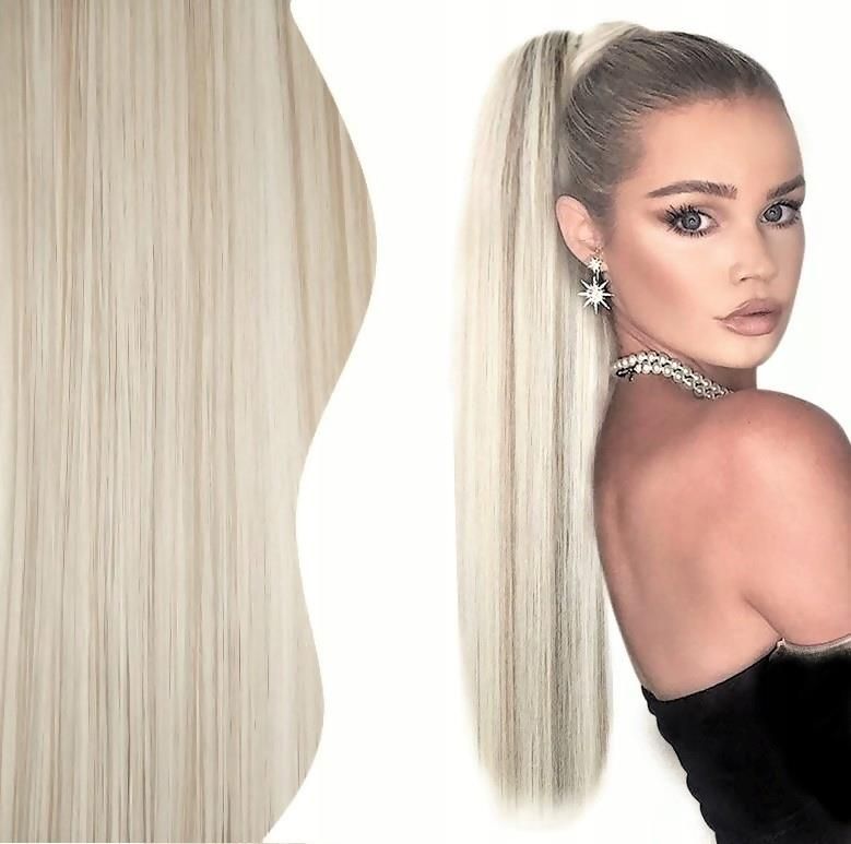 Doczepiany Kucyk Kitka Dopinka Włosy Blond Treska - Ceny i opinie ...