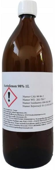 Acetofenon 98%, Ekstra Czysty 1L - ceny i opinie - Ceneo.pl