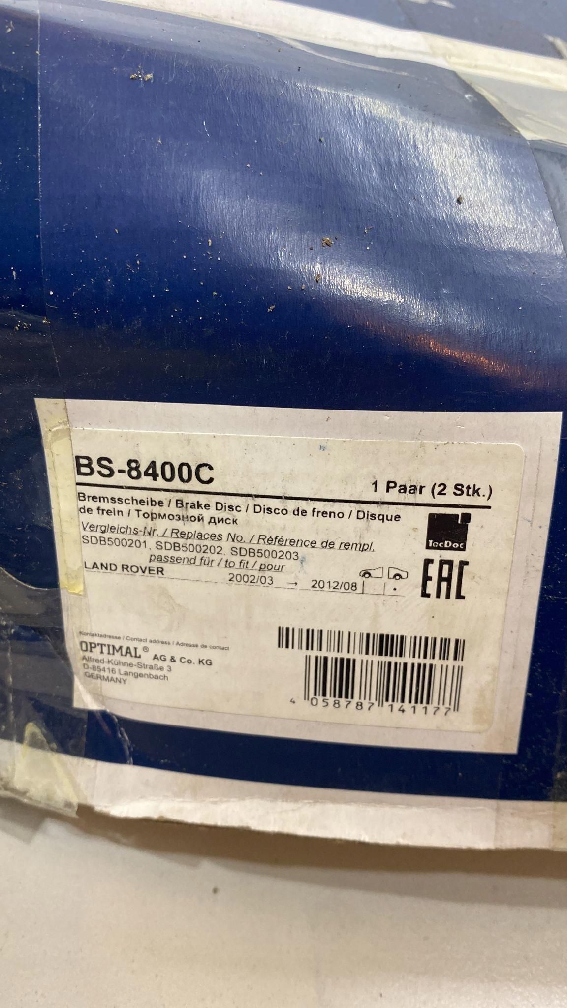 Optimal Tarcze Hamulcowe Tył Land-Rover Bs-8400C - opinie i ceny na ...