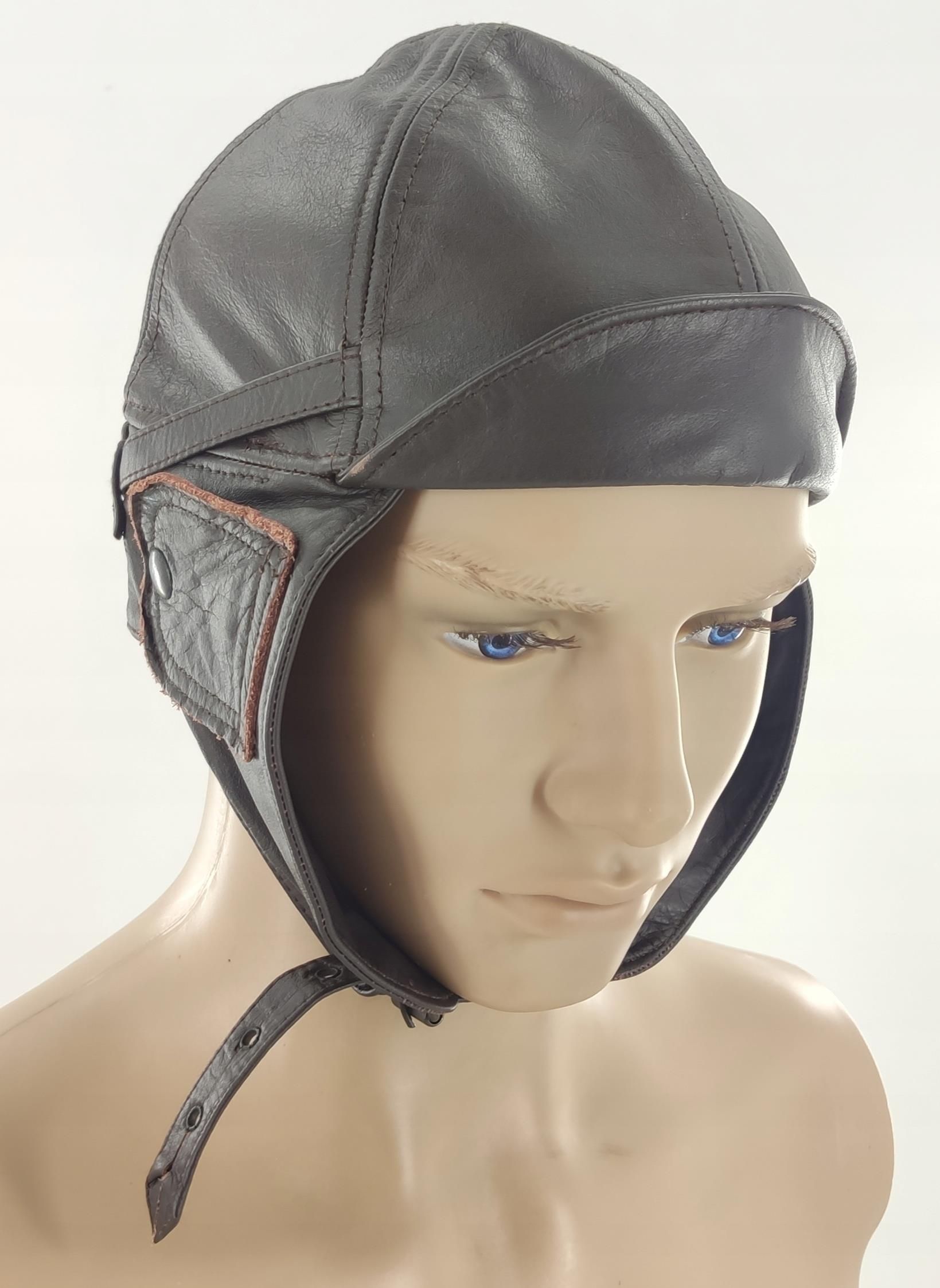 Mil-Tec Czapka Pilotka Skórzana Męska Brązowa Moto S 12425009 - Ceny i ...