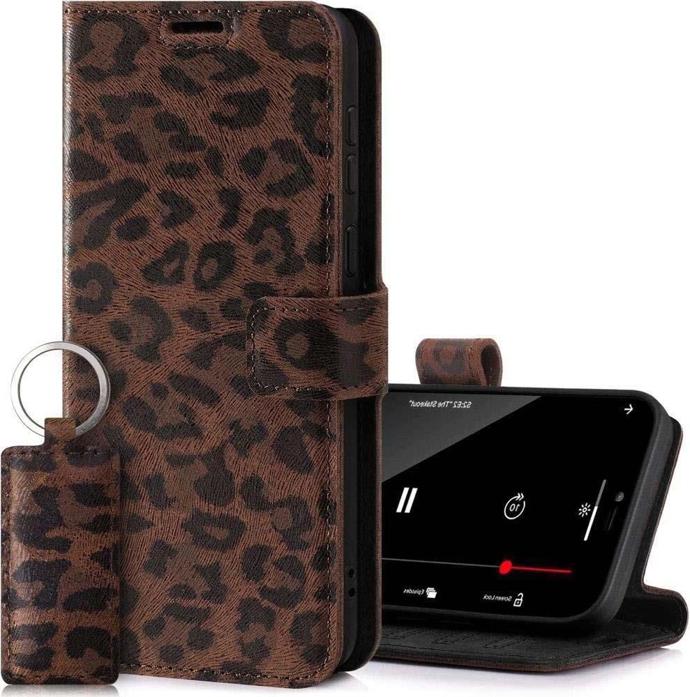 Etui na telefon Surazo ze skóry naturalnej Wallet case - Pantera - Etui ...