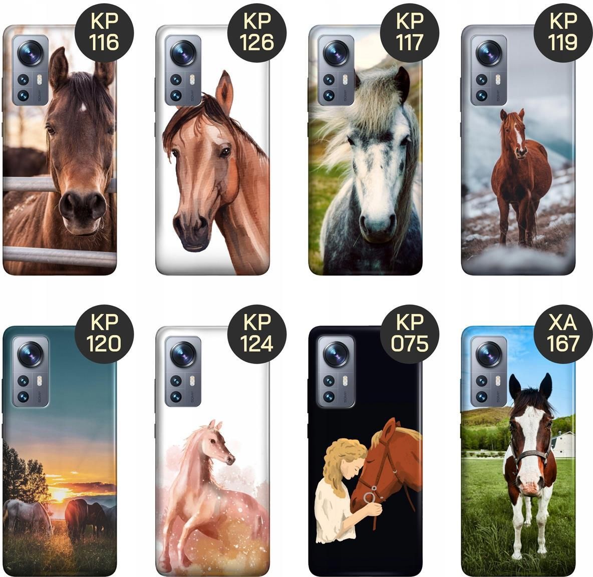 Hello Case Etui Do Xiaomi 12 5G / 12X Wzory Konie Kuce Pegazy - Etui na ...