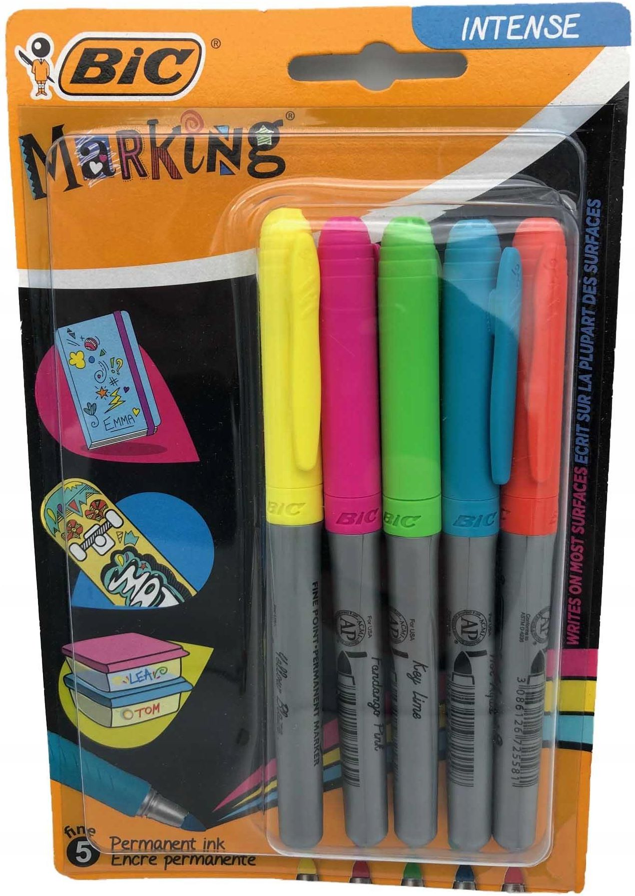 Bic Marker Permanentny Zestaw 5szt. Intense (968410) - Ceny i opinie ...
