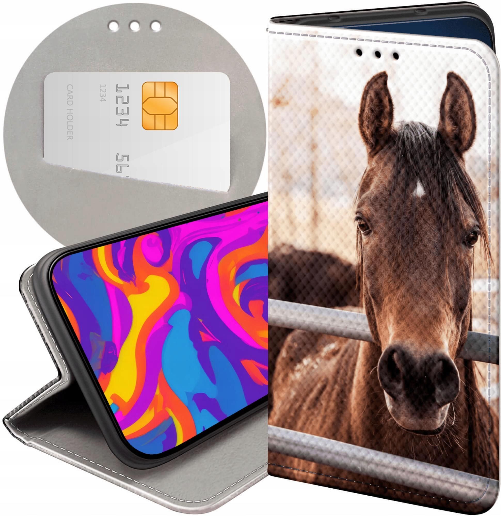 Hello Case Etui Z Klapką Do Xiaomi Redmi 10 Wzory Konie Kuce Pegazy ...