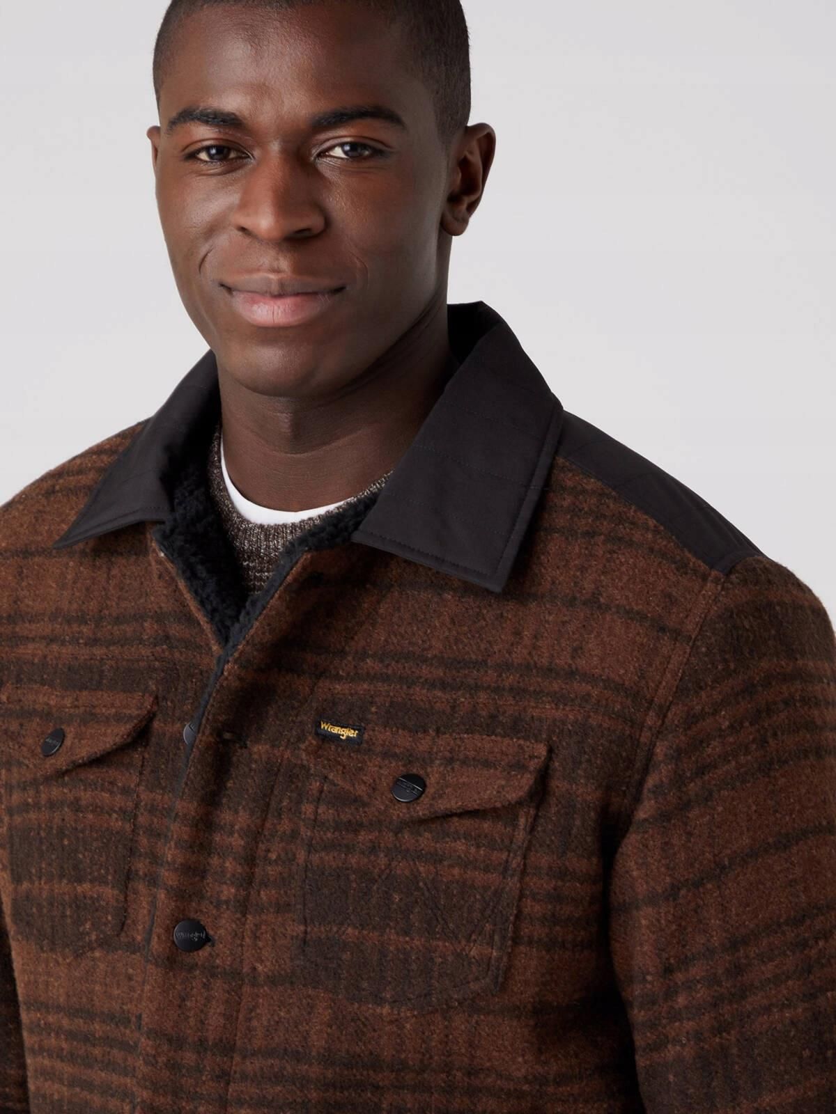Wrangler Wool Trucker Jacket Brown W4E0SGXEP 4XL - Ceny i opinie - Ceneo.pl