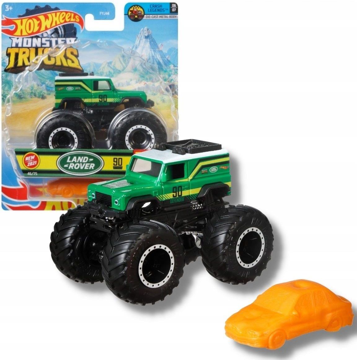 Hot Wheels Monster Trucks Land Rover Defender 90 HNW12 - Ceny i opinie ...