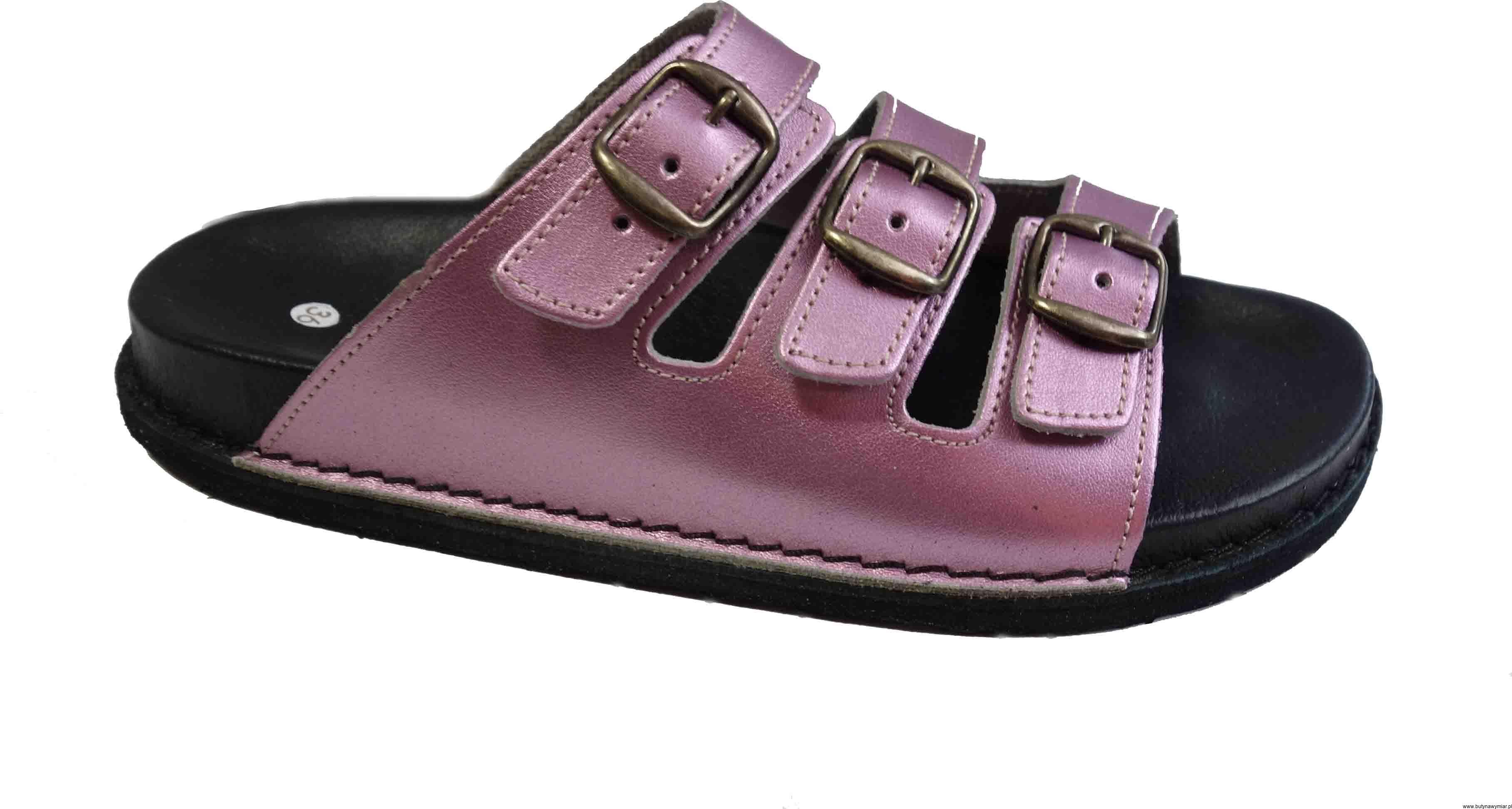 SUPER klapki róz Skóra PŁASKIE tęgość G I H 42 - Ceny i opinie - Ceneo.pl