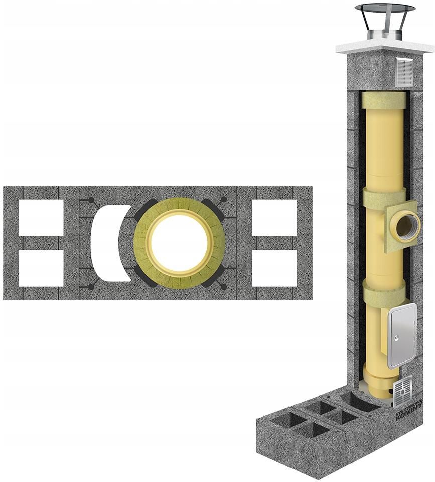 System kominkowy Systemowekominy Komin System Ceramiczny Systemowy Fi 180 7M 5W - Opinie i ceny ...