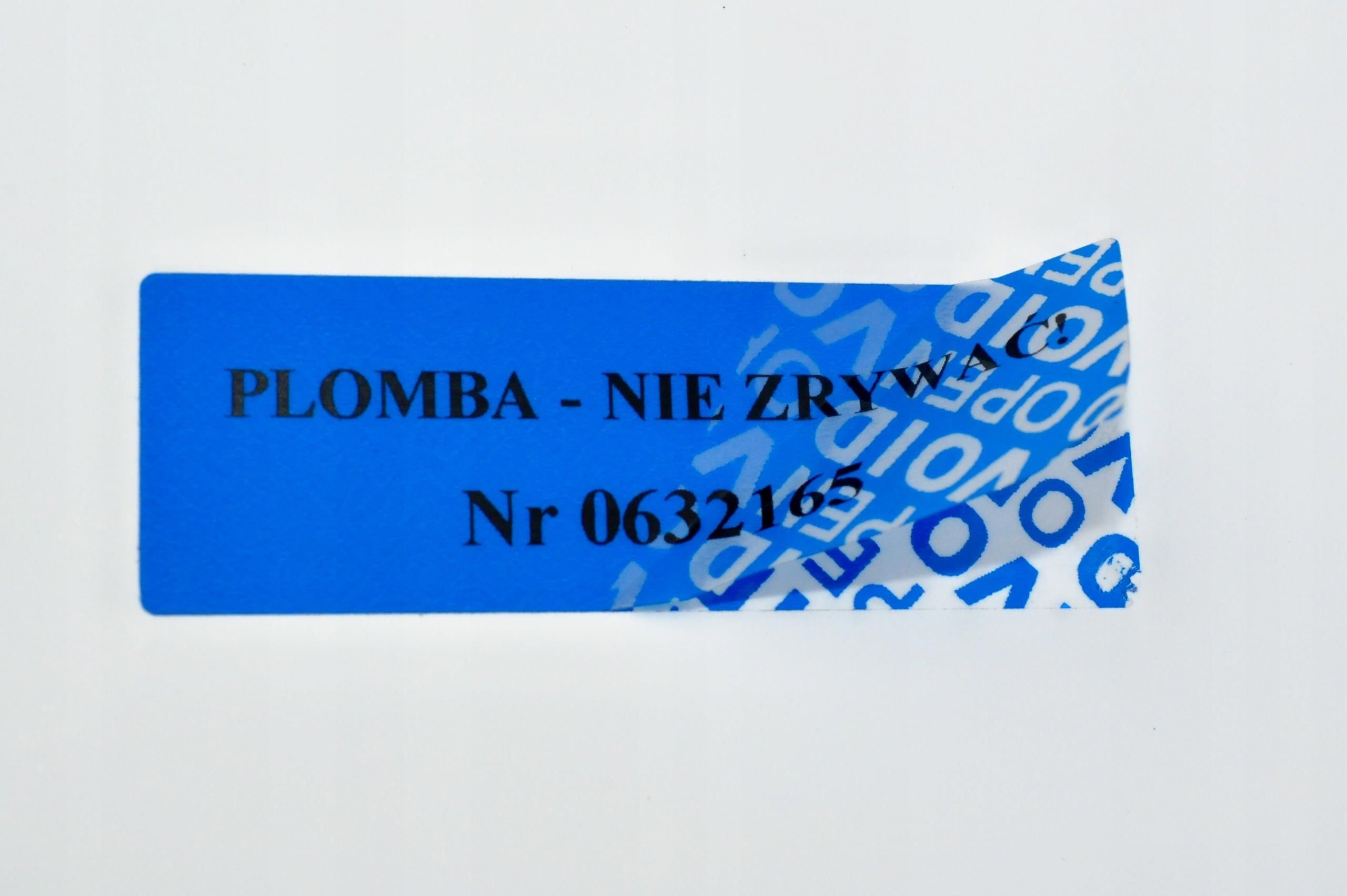 Plomba Gwarancyjna Etykieta Total Transfer 60X20 - Ceny i opinie - Ceneo.pl