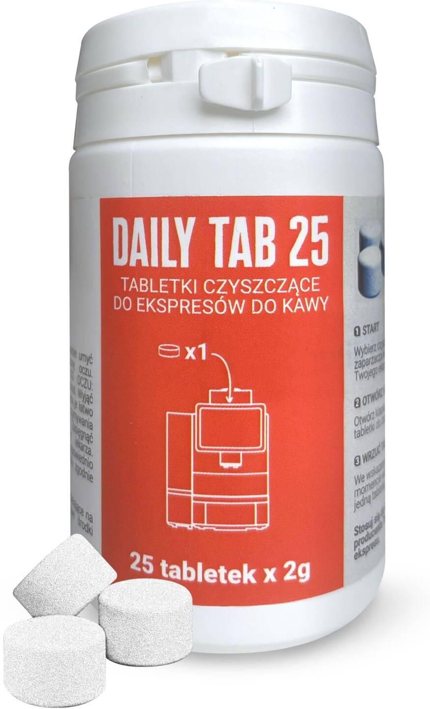 COFFEE FORMAT DAILY TAB 25 Tabletki do czyszczenia ekspresów do kawy ...