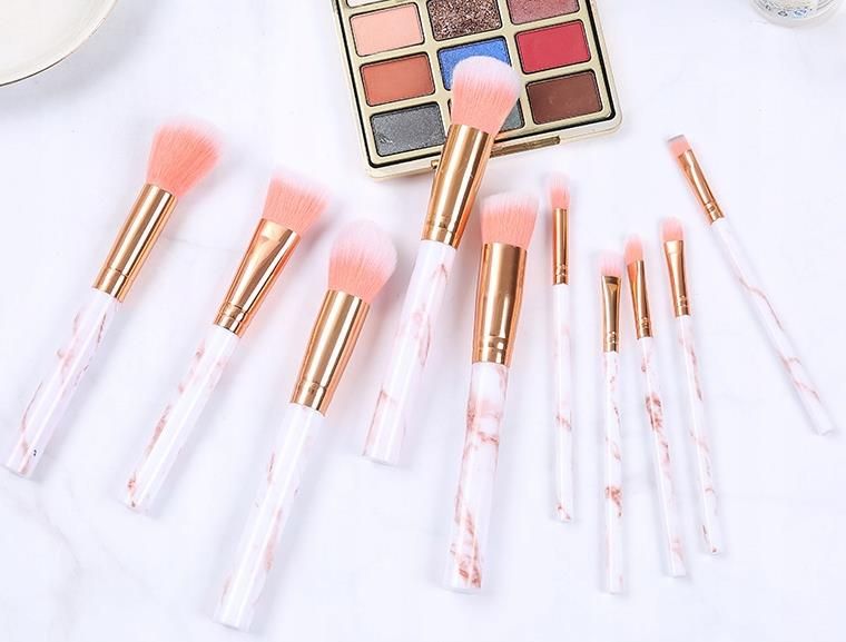 Professional 10Pcs Marble Makeup Brushes Set Soft - Opinie i ceny na ...