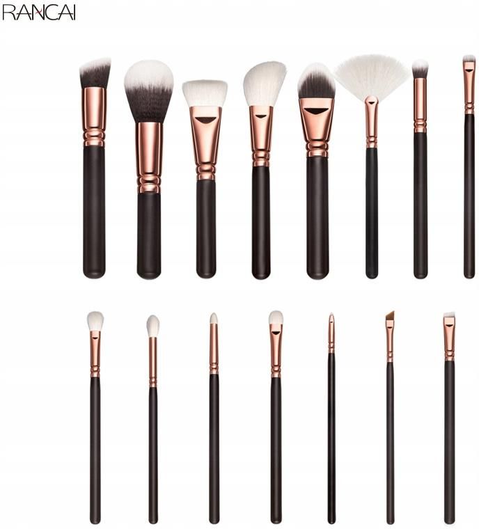 15Pcs High Quality Makeup Brushes Set Beauty - Opinie i ceny na Ceneo.pl