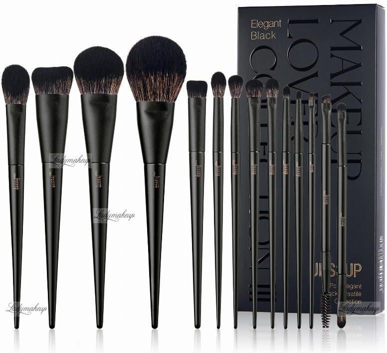 Jessup Beauty Jessup Makeup Lover 14 Pcs Elegant Black Versatile ...