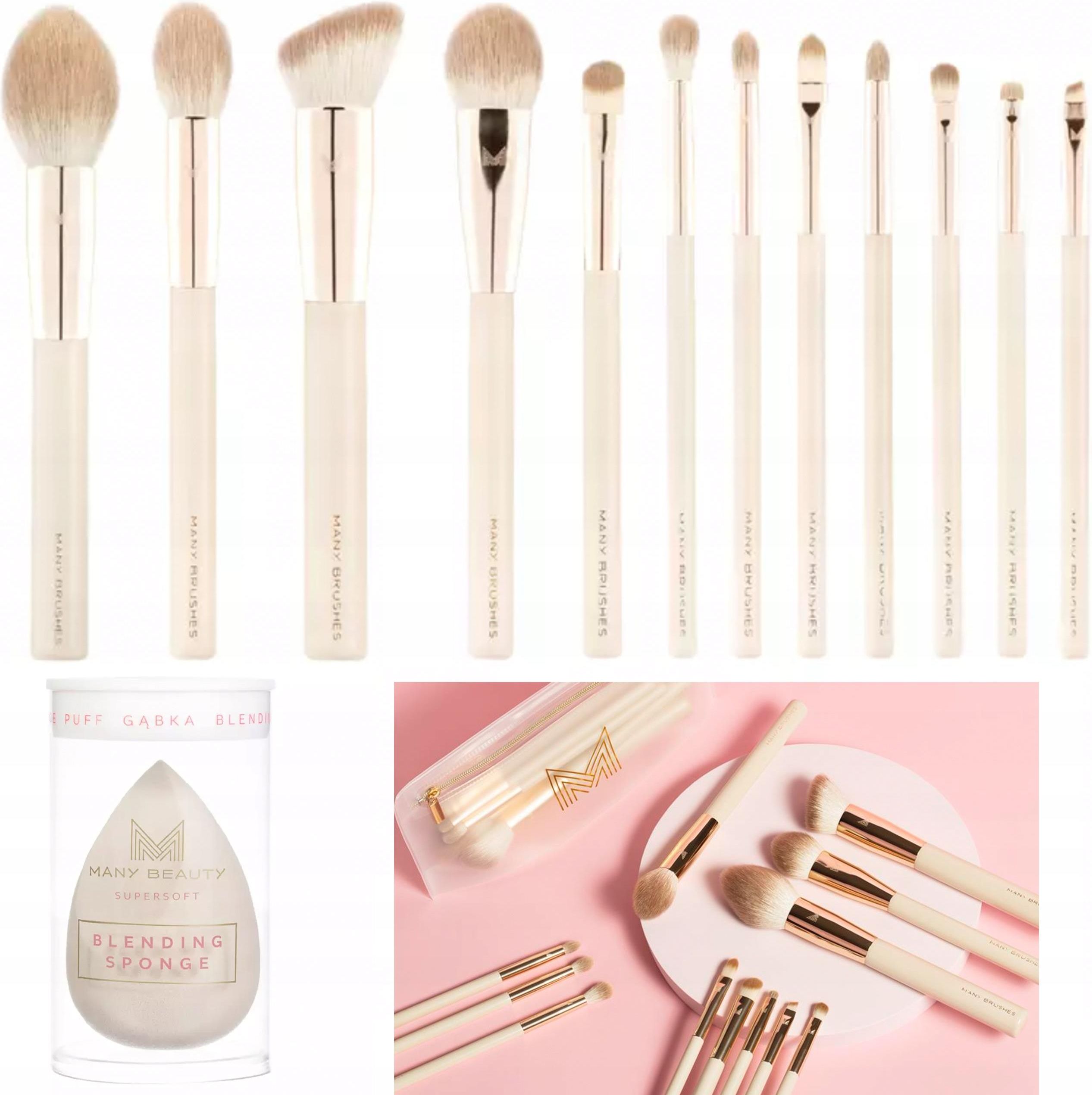 Manybeauty Zestaw 12 Pędzli Many Beauty Know Your Basics - Opinie i ...