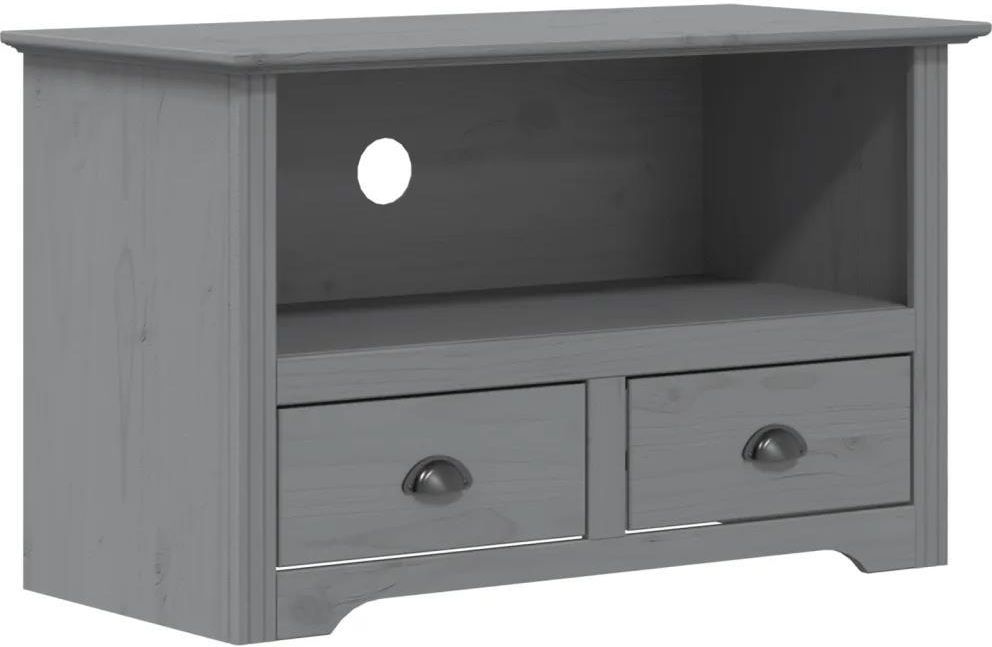 Vidaxl Szafka Pod Tv Bodo 2 Szuflady Szara 91X43X56 Cm Sosnowa 13452 ...