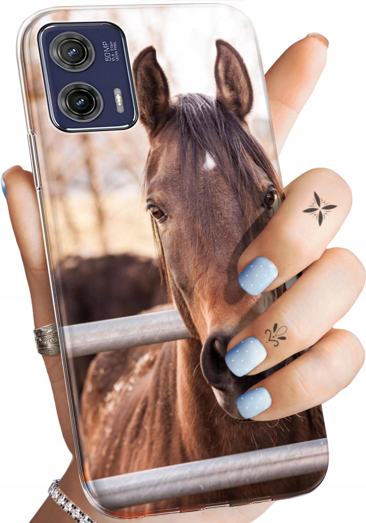Hello Case Etui Do Motorola Moto G73 Wzory Konie Kuce Pegazy - Etui na ...