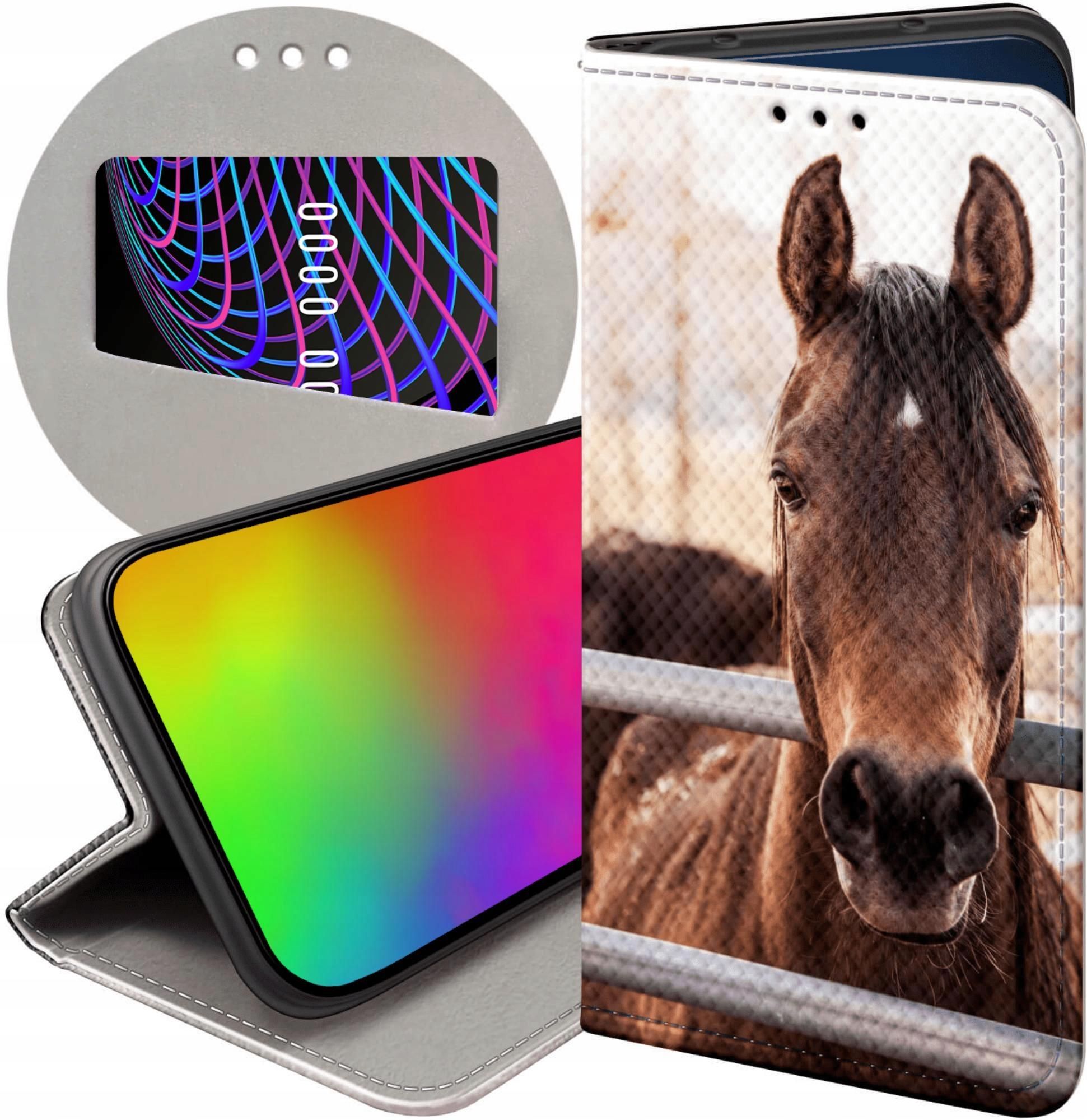 Hello Case Etui Z Klapką Do Motorola Moto G73 Wzory Konie Kuce Pegazy ...