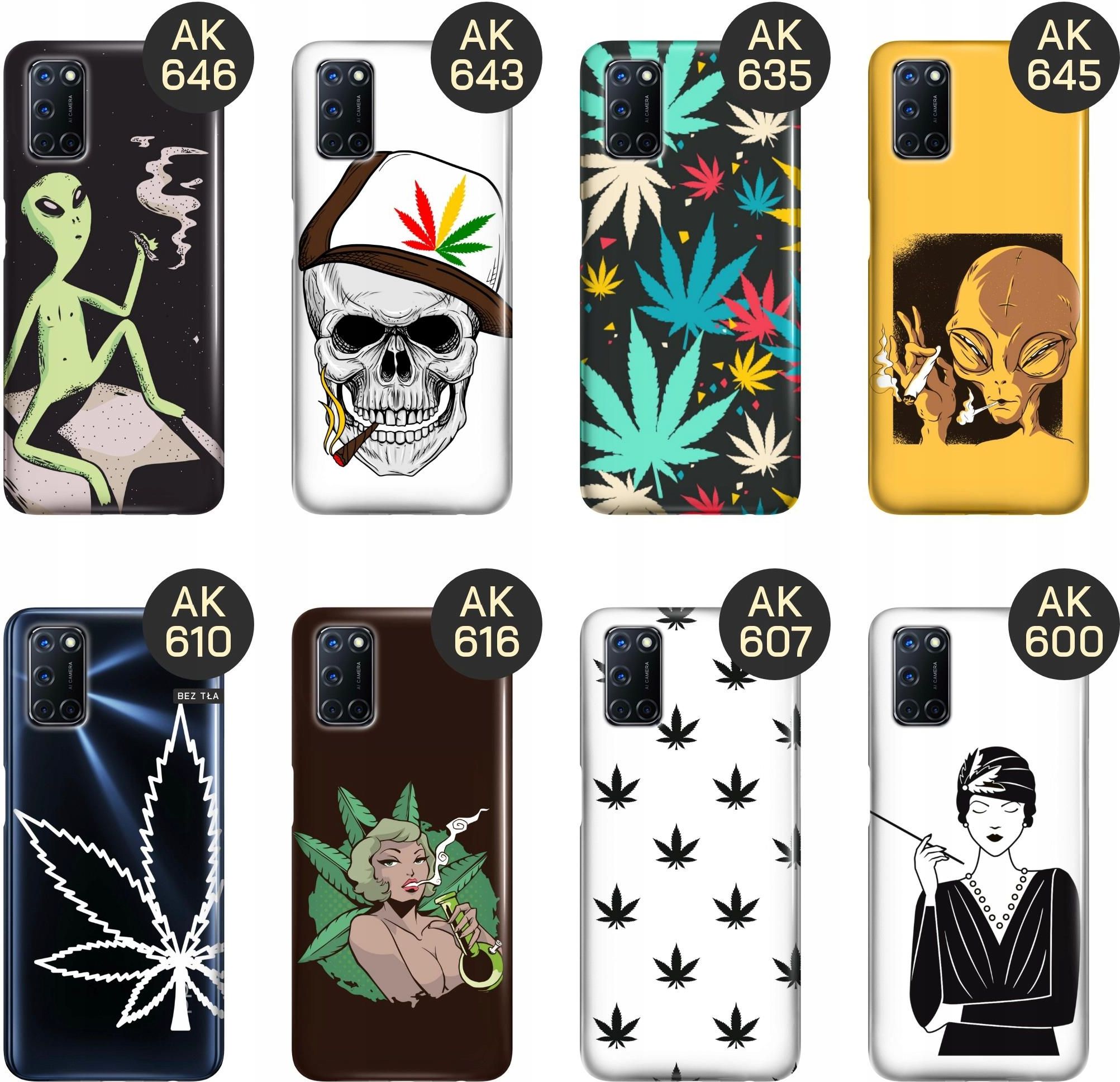 Hello Case Etui Do Oppo A52 Wzory Dla Palaczy Smoker Weed Joint - Etui ...